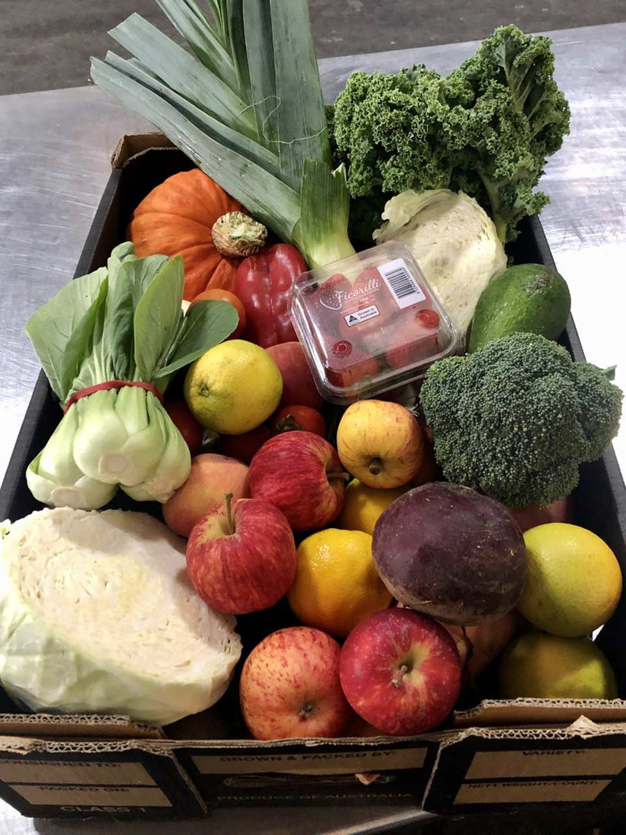 $70 Fruit & Vegetable Box (Whole) | Ready Cut Vegies