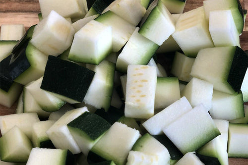 Diced Zucchini per kg | Ready Cut Vegies
